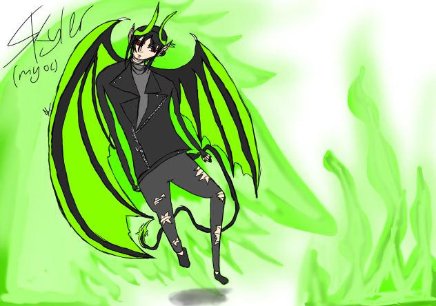 skyler (my oc) - ibisPaint
