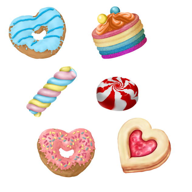 Donuts Candy - ibisPaint