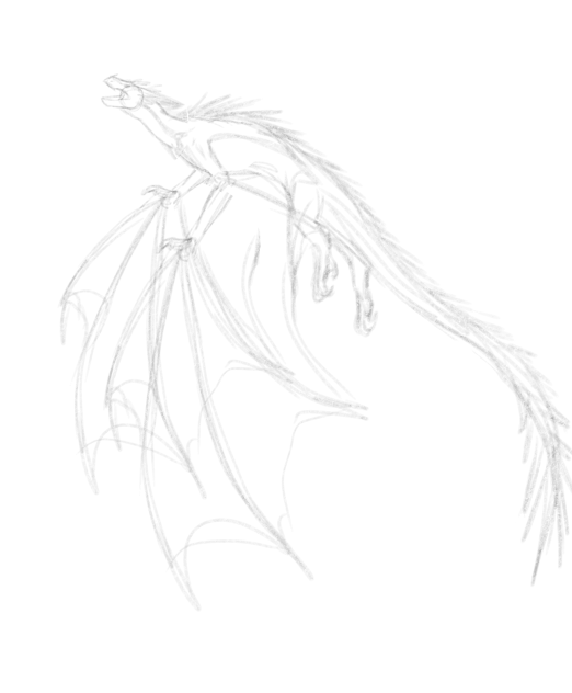 Ice wing sketch - ibisPaint