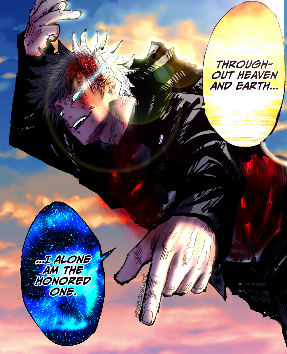 gojo coloring - ibisPaint