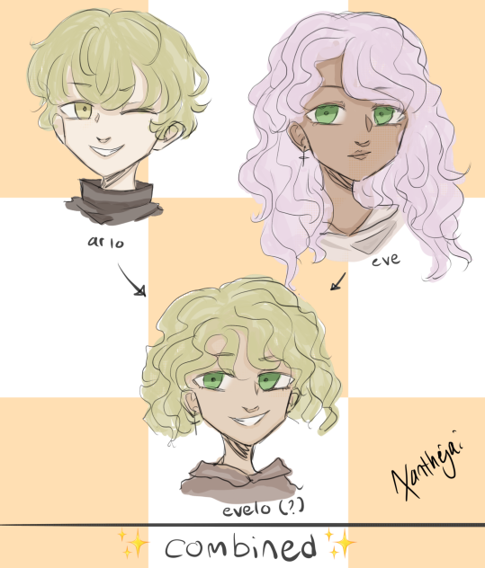 combining my OCs - ibisPaint
