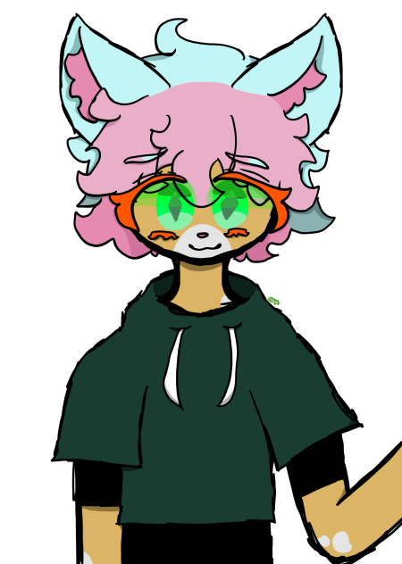 Cotton candy fox - ibisPaint