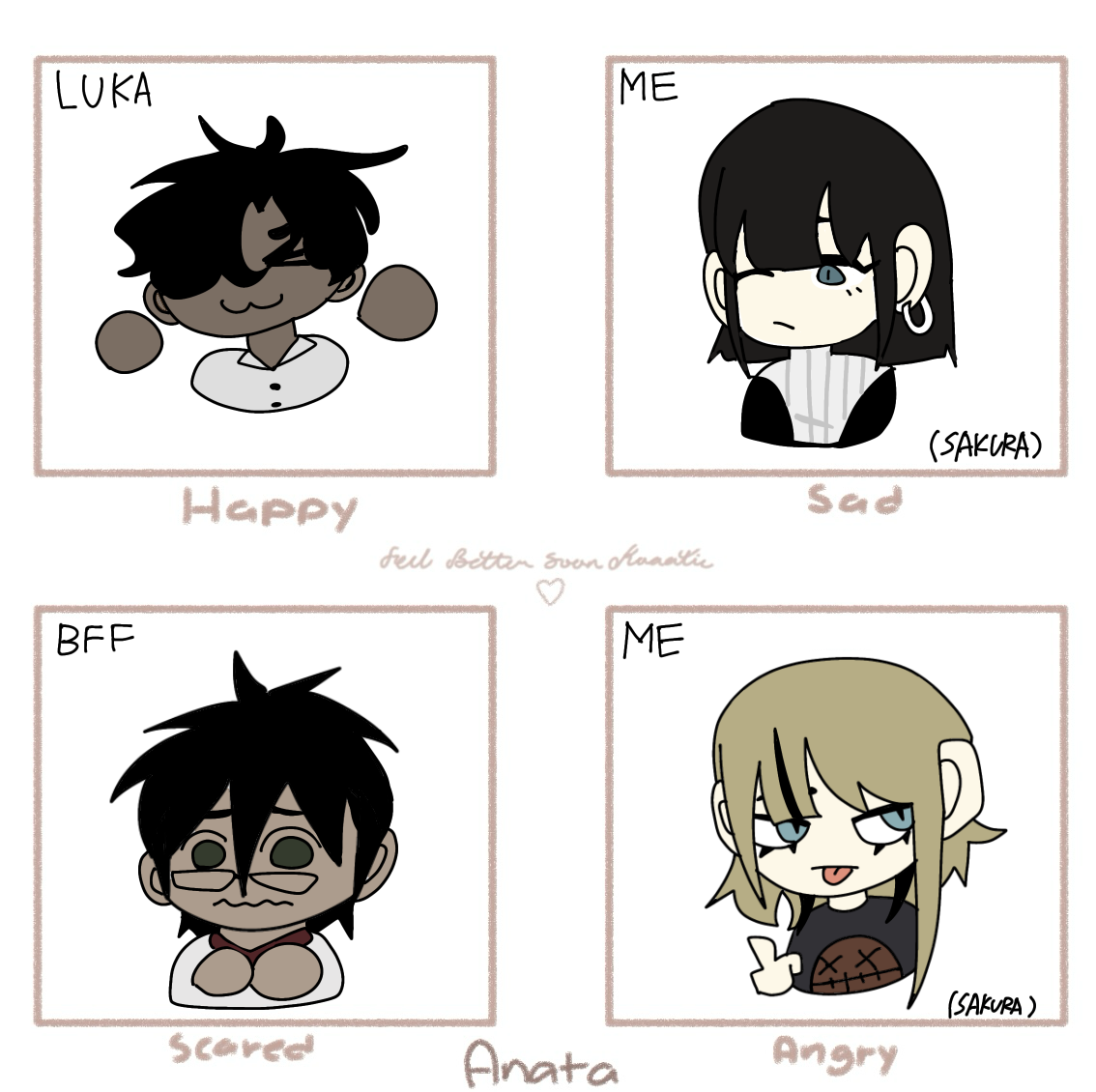 Face expressions - ibisPaint