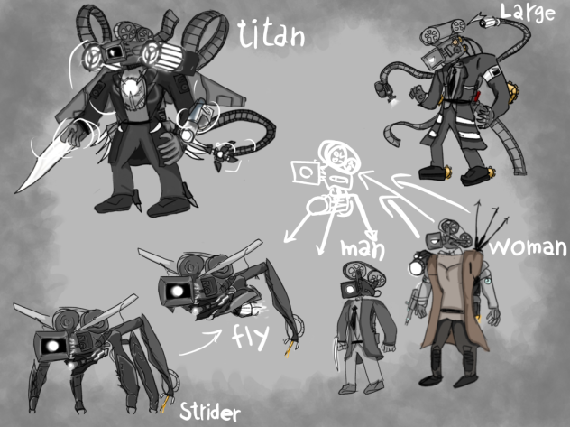 skibidi toiletオリジナル retro projector 映写機 - ibisPaint