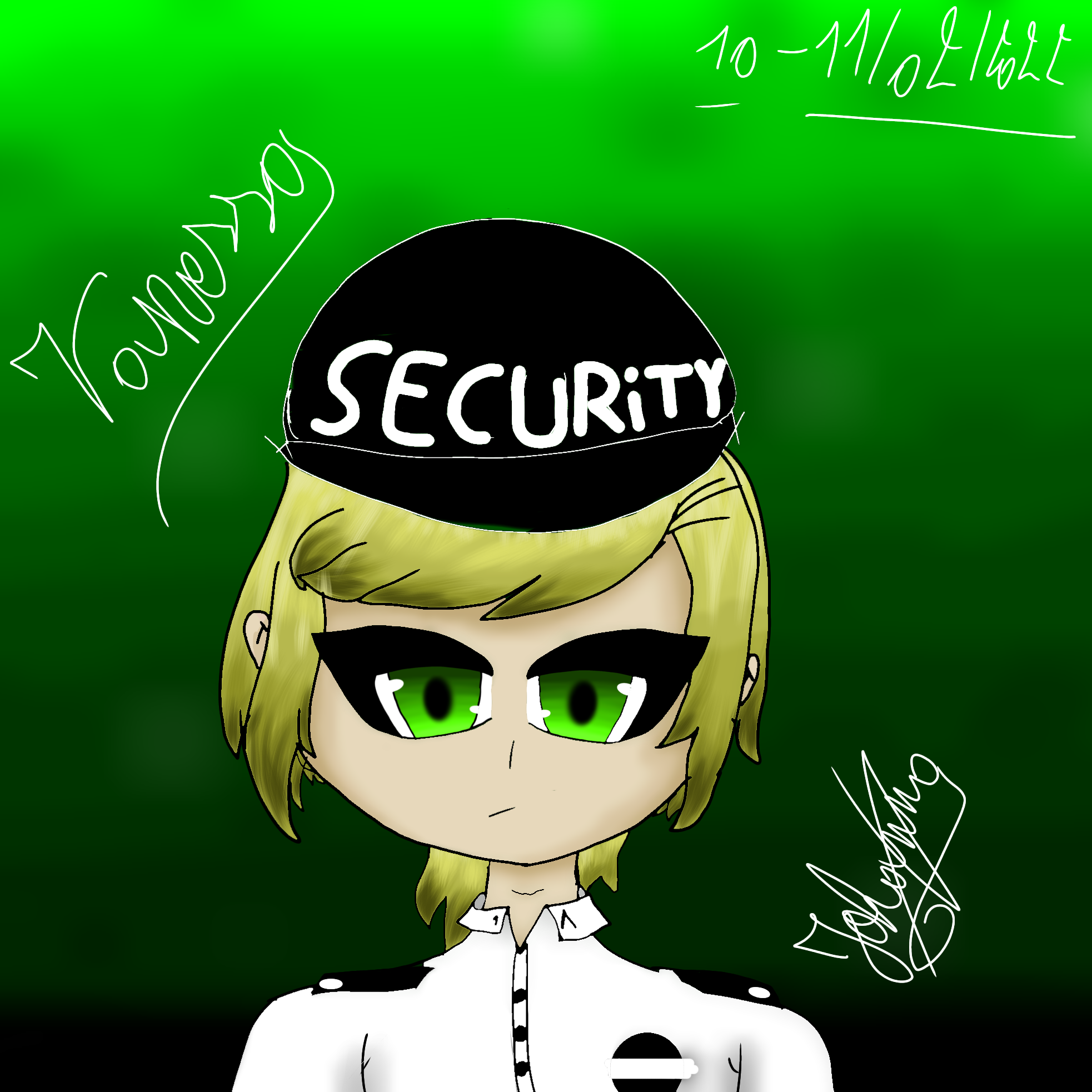 Vanessa the night guard - ibisPaint