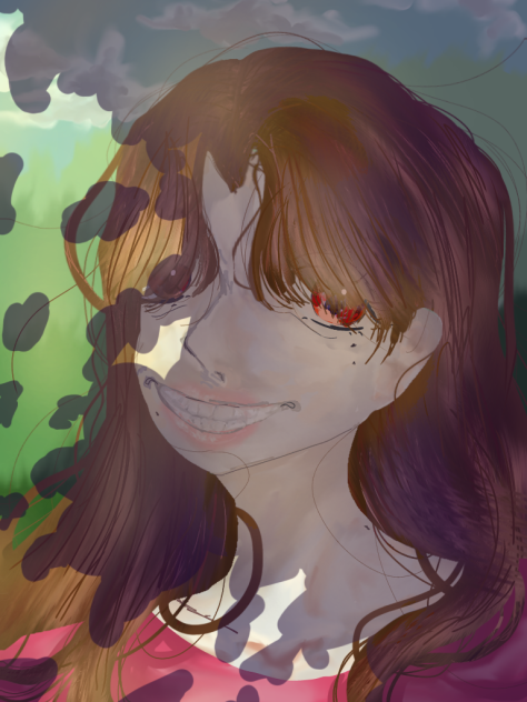 girl with cute teeth - ibisPaint