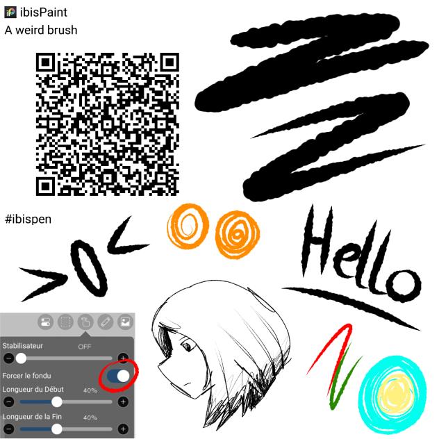 A weird brush - ibisPaint