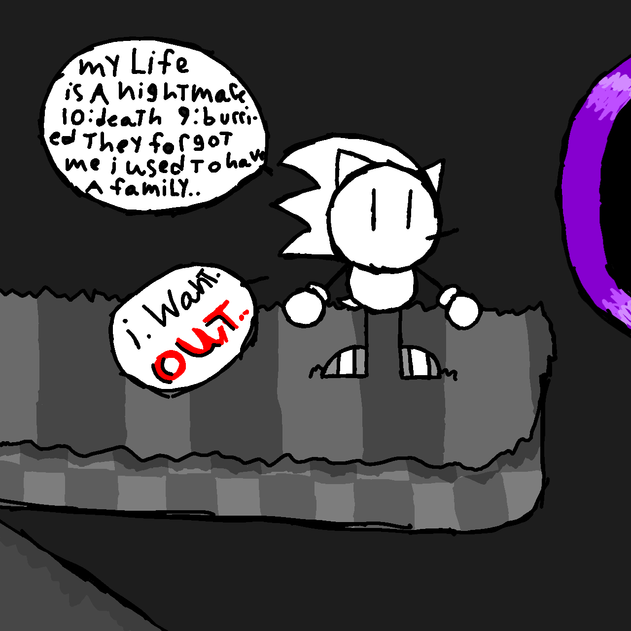 exit to the real word sonic orgins - ibisPaint