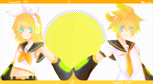 Kagamine Rin Len - ibisPaint