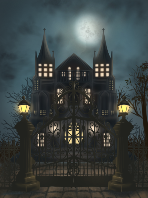 gothic castle - ibisPaint