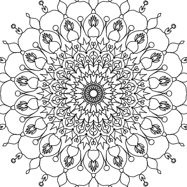 Mandala 4 - ibisPaint
