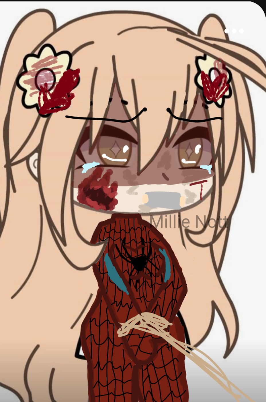 tied up spider girl - ibisPaint