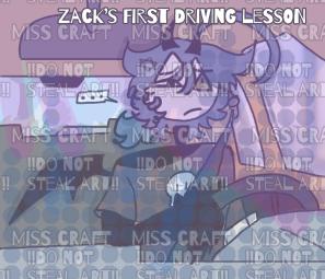 Zack’s first driving lesson!! - ibisPaint