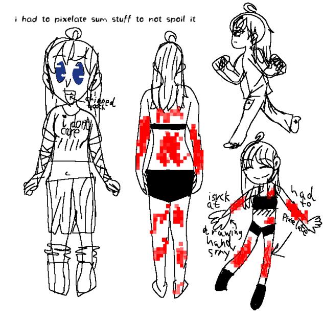 raw preview of the girl in the story - ibisPaint