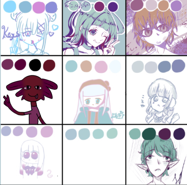 4 colors collab - ibisPaint