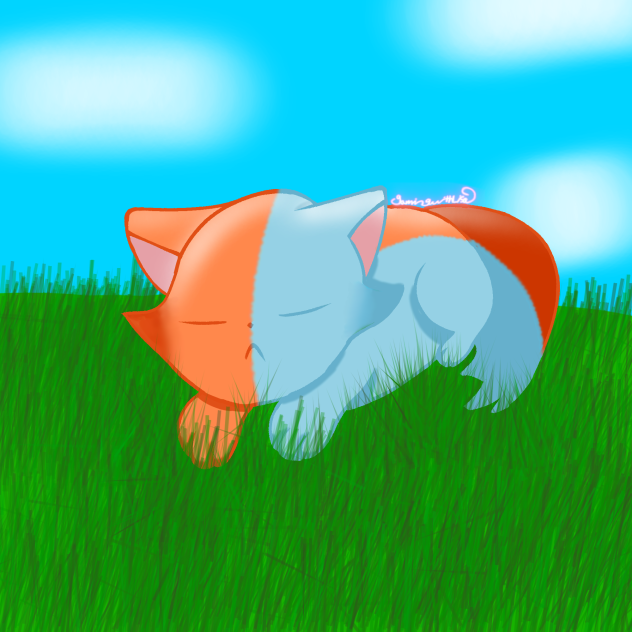 Art Fight (Fire & Ice cat) - ibisPaint