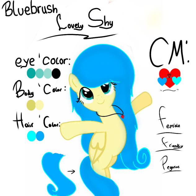 Bluebrush Lovely Shy - ibisPaint