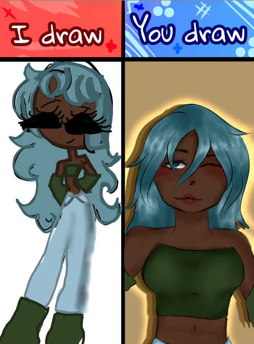 I draw you draw with Kk - ibisPaint