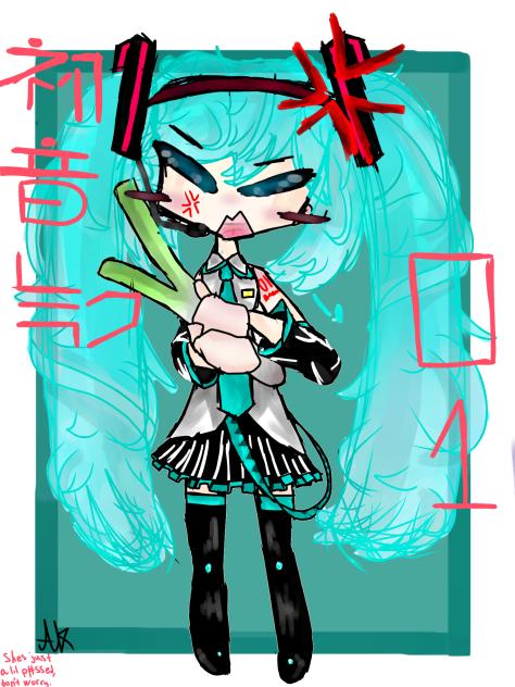 Silly lil Miku - ibisPaint