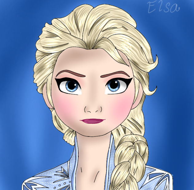 My ver. of Elsa - ibisPaint
