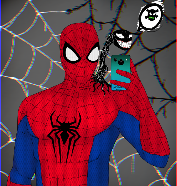 Espetacular Homem aranha & Venom - ibisPaint