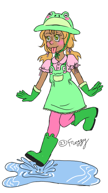 froggy girl - ibisPaint