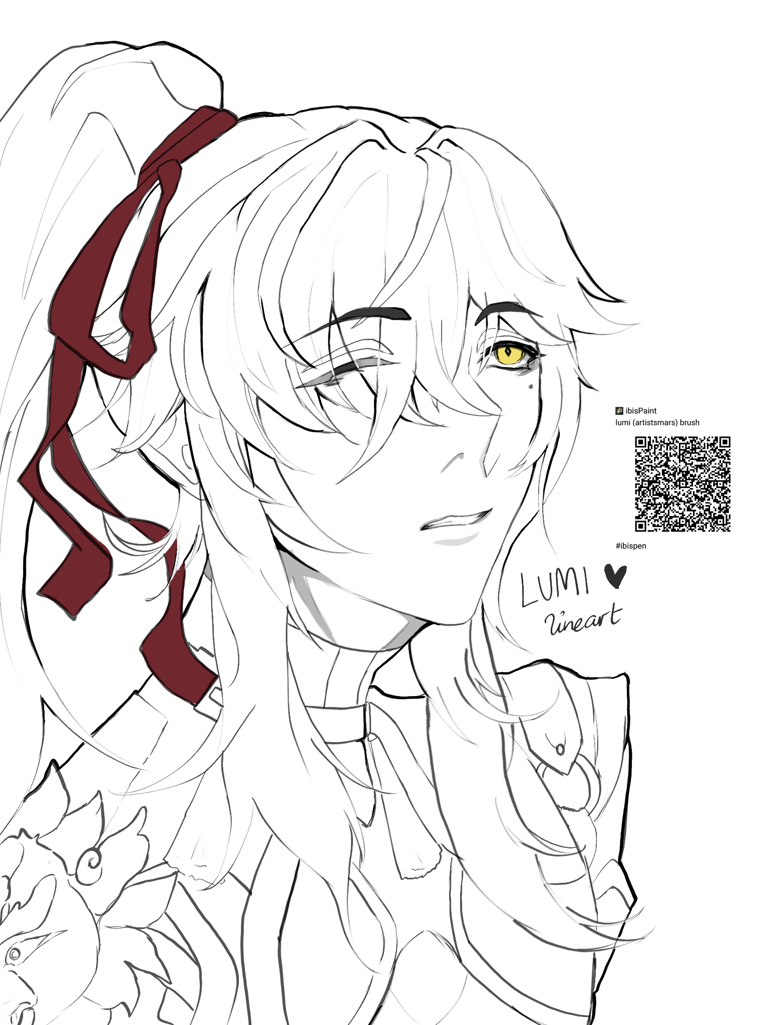 line art jing yuan - ibisPaint