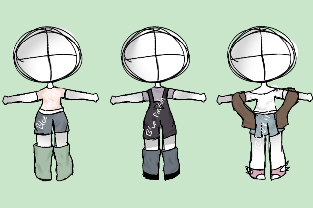 3 outfit ideas - ibisPaint