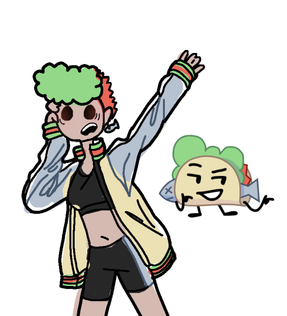Taco humanized - ibisPaint