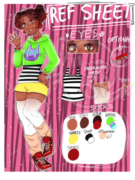 Refsheet of my persona - ibisPaint