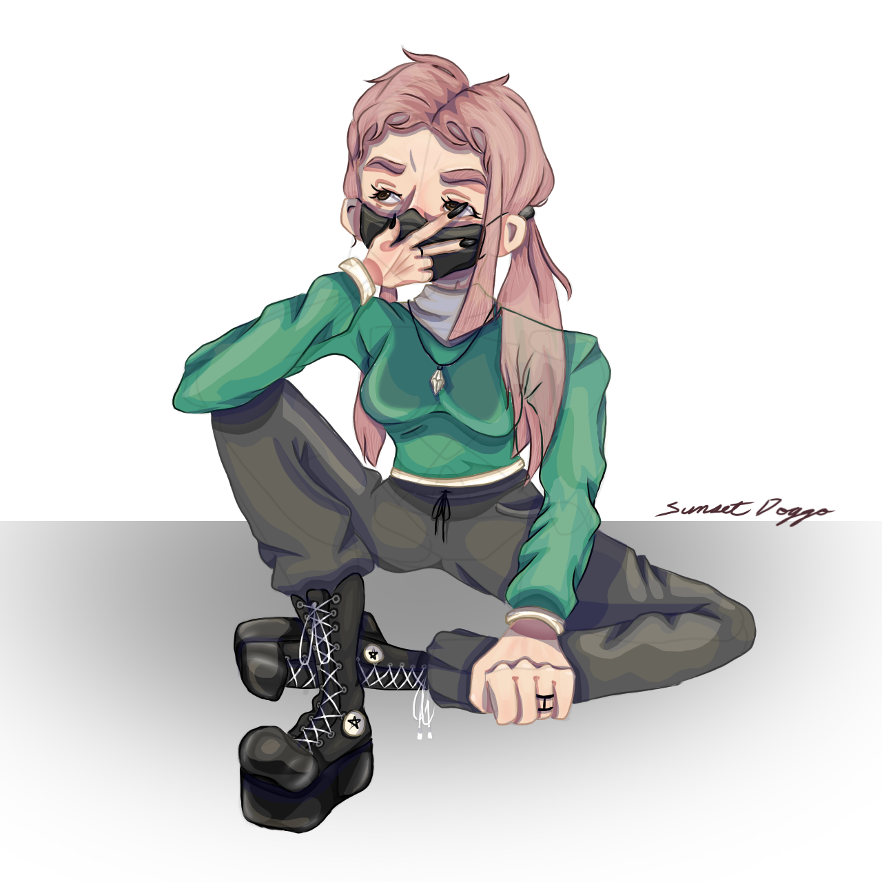 Experimental Posing & Shading - ibisPaint