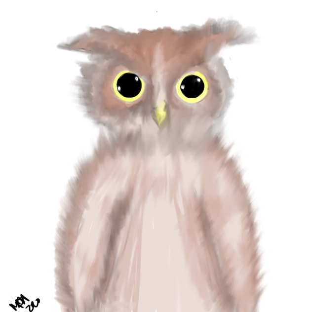 Baby owl - ibisPaint