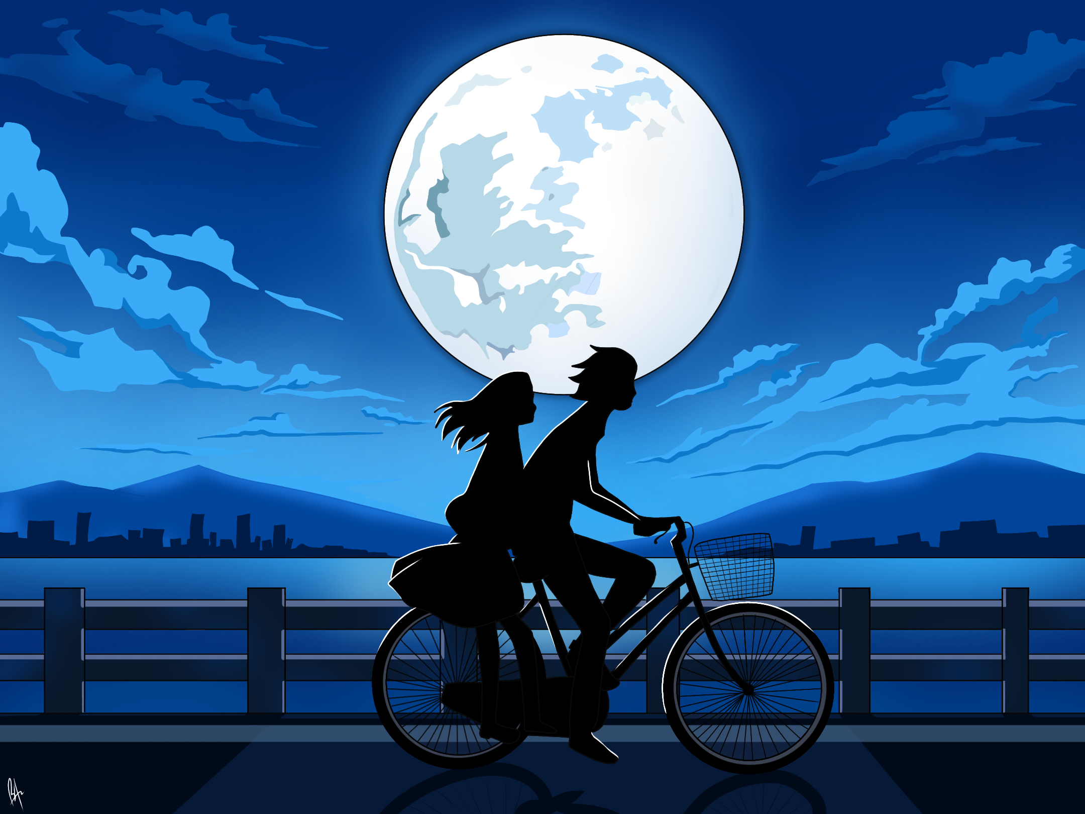 Under the Moonlight - ibisPaint