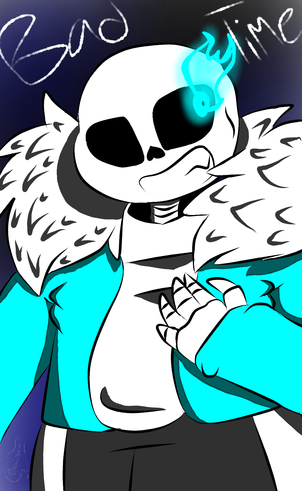 Bad time Undertale Speedpaint - ibisPaint