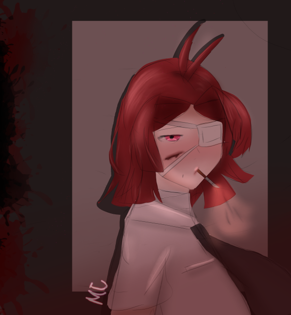 Red haired gurl - ibisPaint