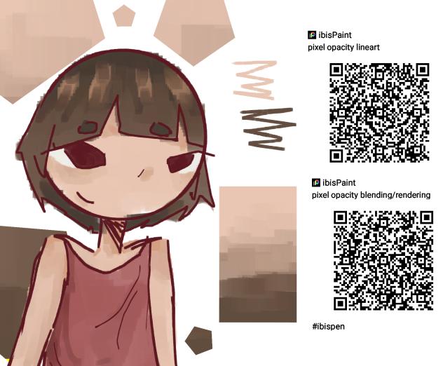 pixel opacity brushpack. - ibisPaint