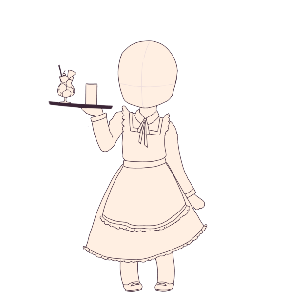 Mini character maid cafe - ibisPaint