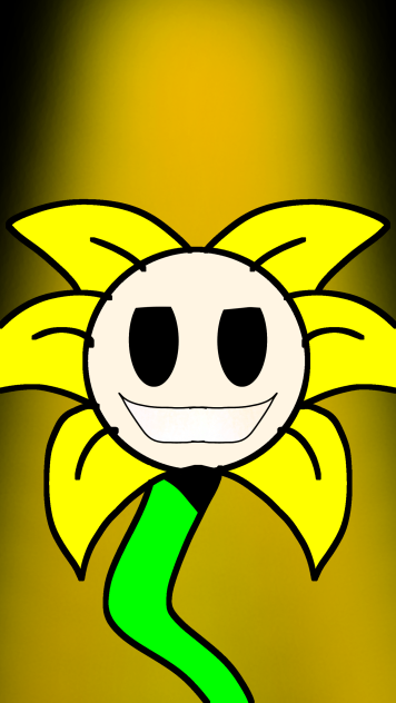 Undertale flowey - ibisPaint