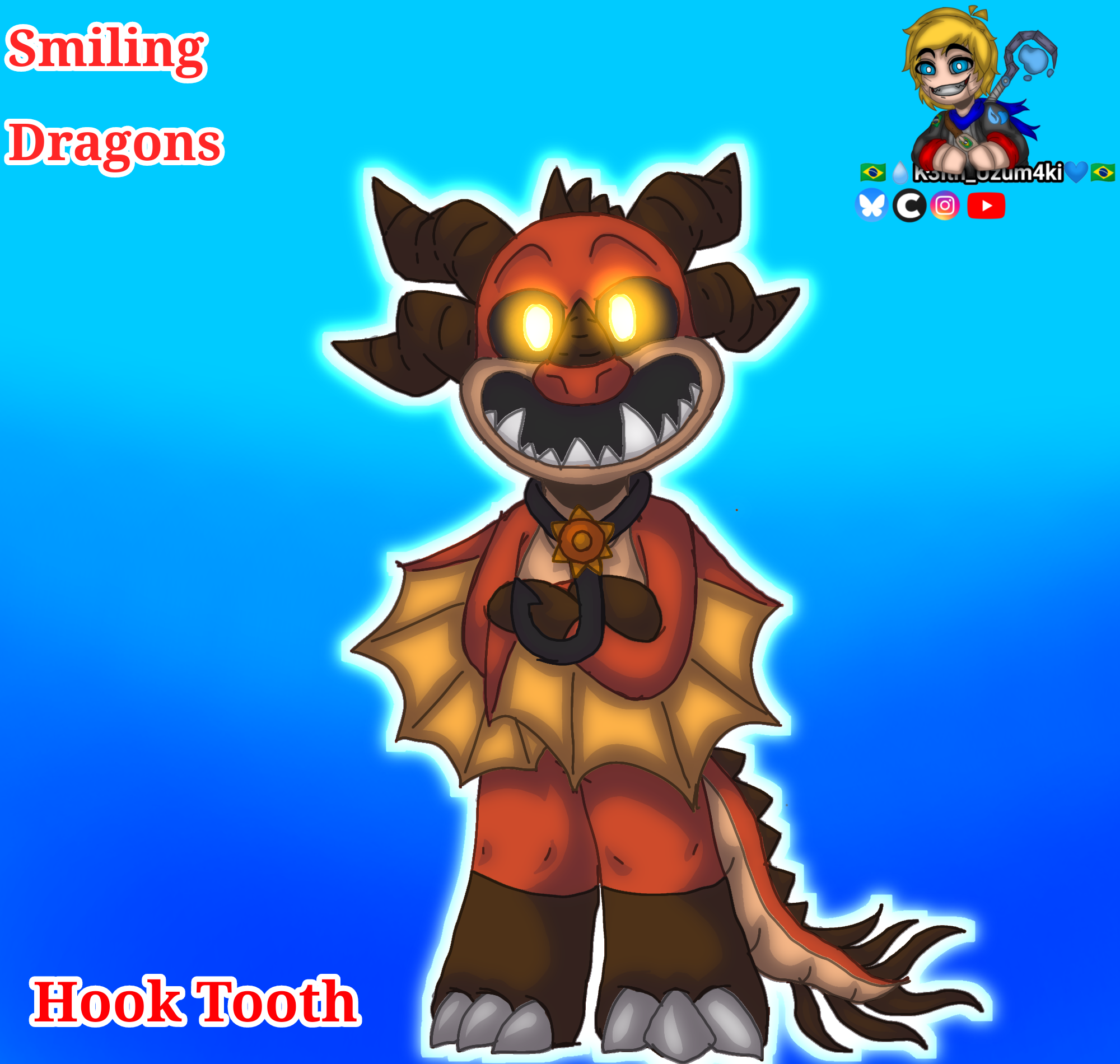 Hook Tooth - Httyd x Poppy Playtime - ibisPaint