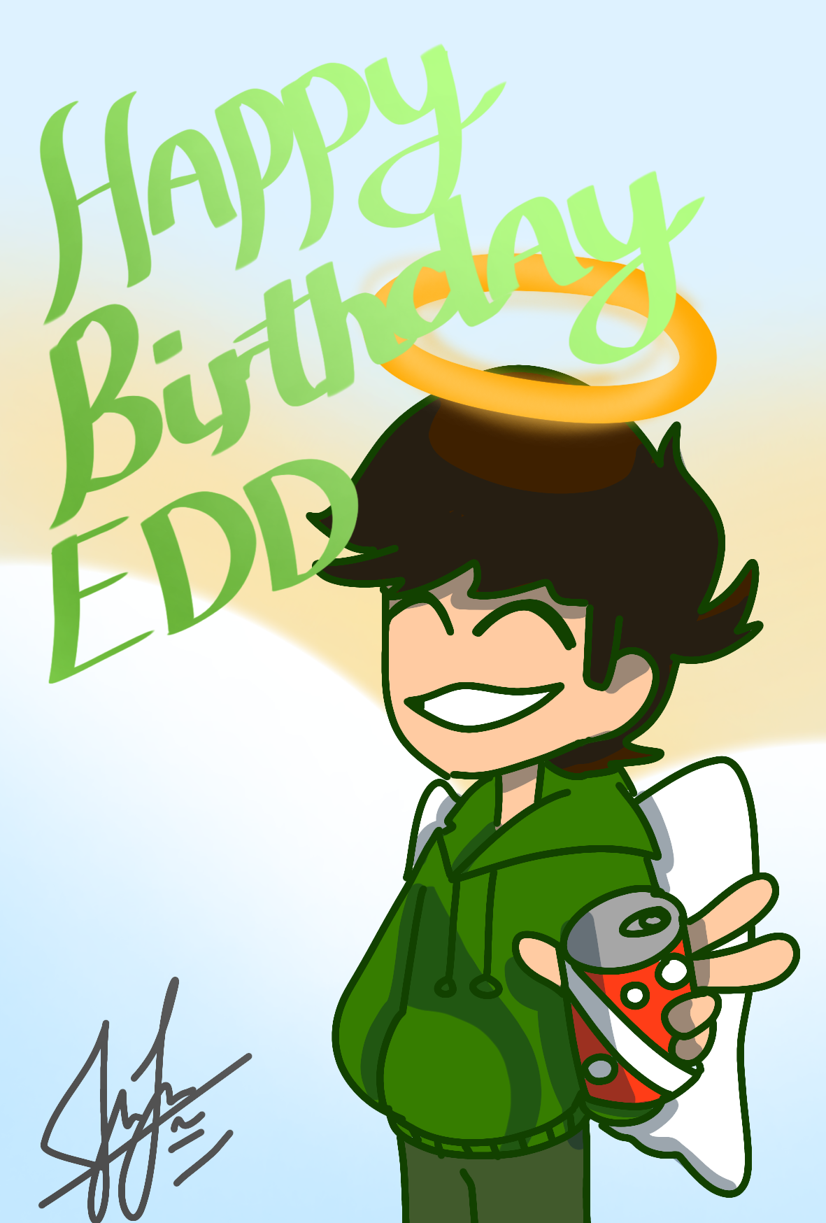 Happy Birthday Edd! - ibisPaint