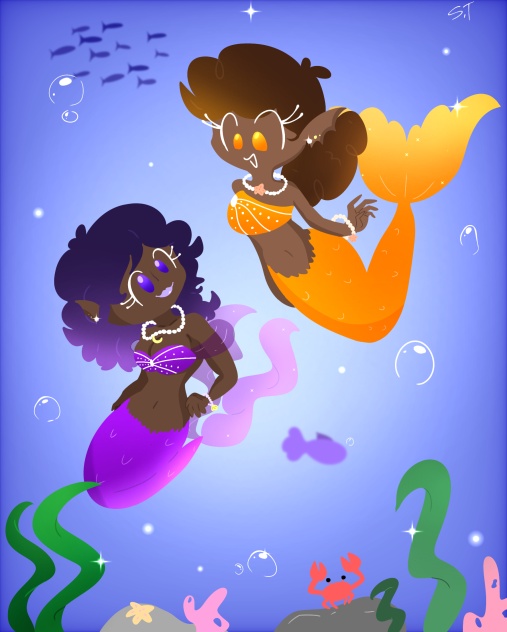 Happy Mermay!🧜‍♀️🌊 - ibisPaint