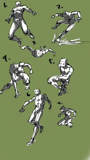 Poses practice - ibisPaint