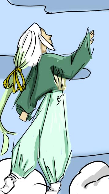 Fengfang’s first flight - ibisPaint