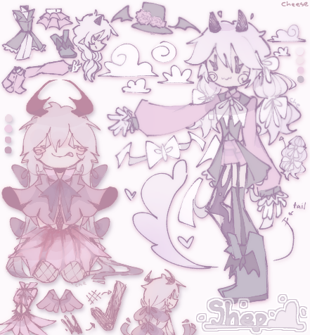 ☁️very detailed dtiys,reference sheet - ibisPaint