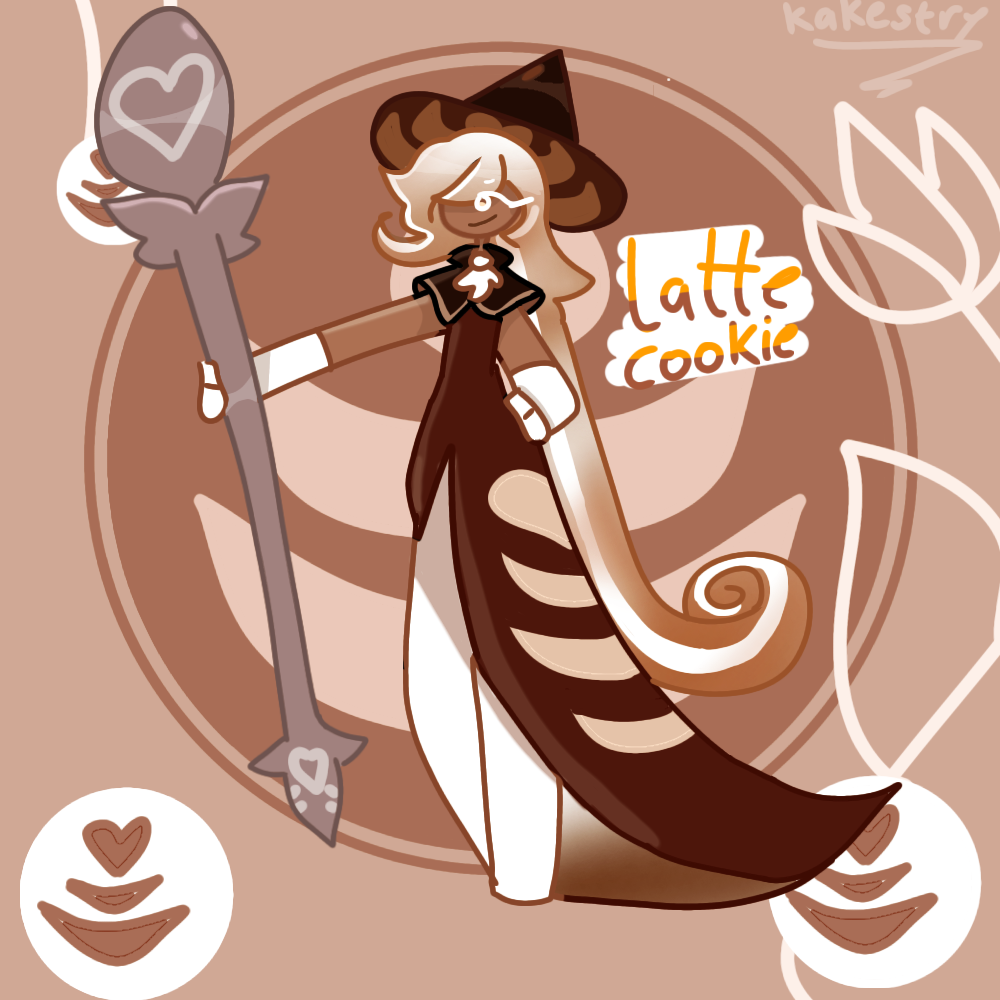 Latte cookie - ibisPaint
