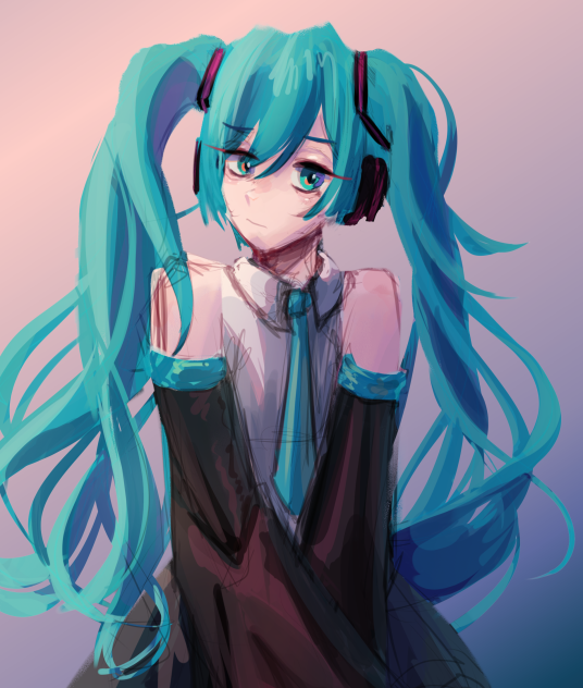 Hatsune Miku! - ibisPaint