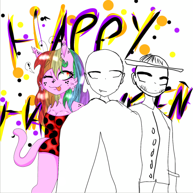 Halloween collaboration - ibisPaint