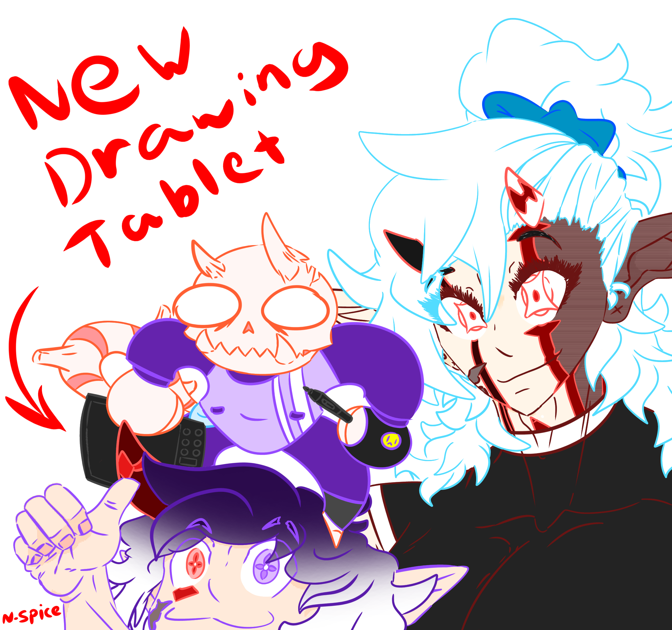 First pic with new drawing tablet - ibisPaint