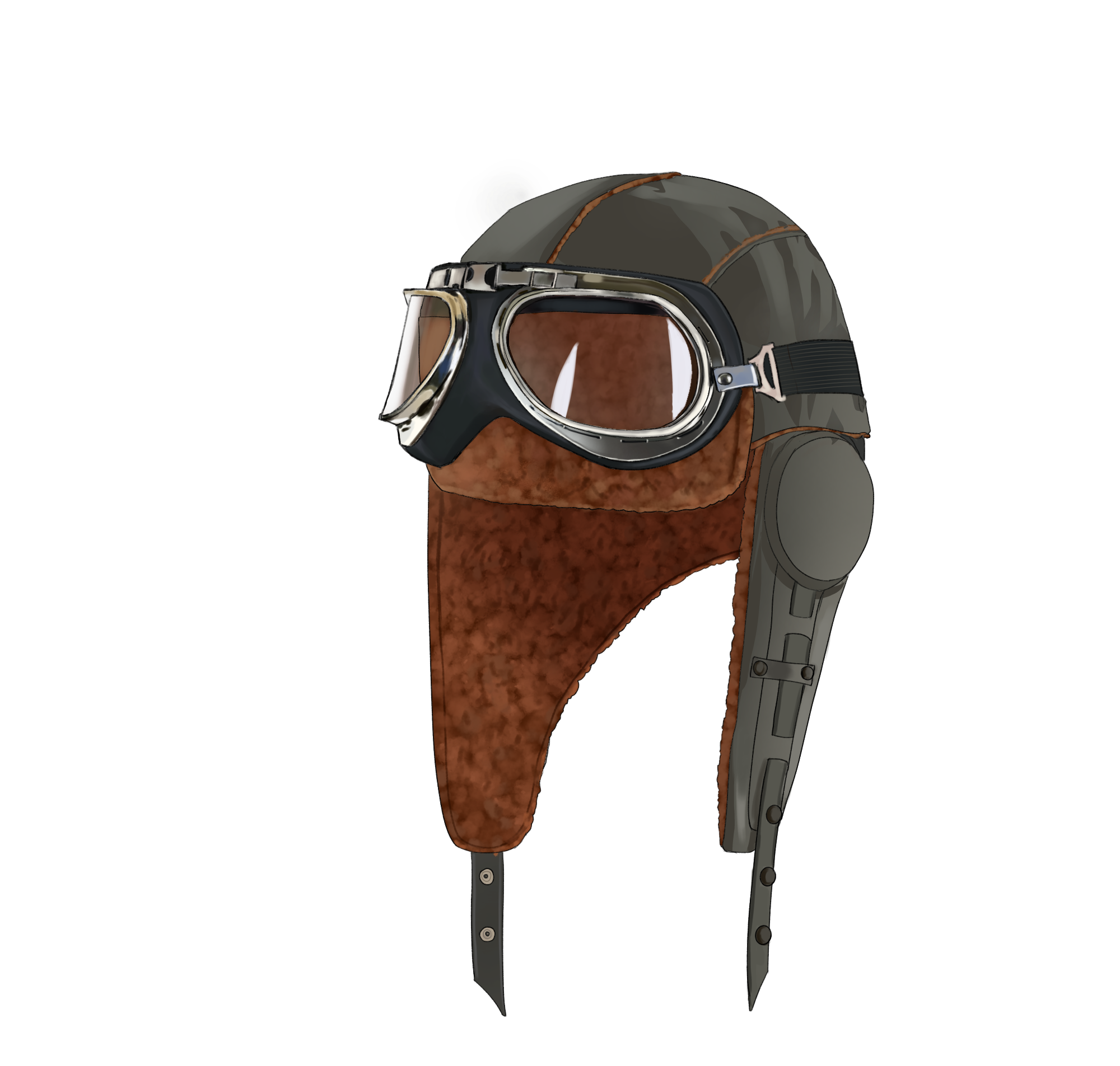 Aviator hat - ibisPaint