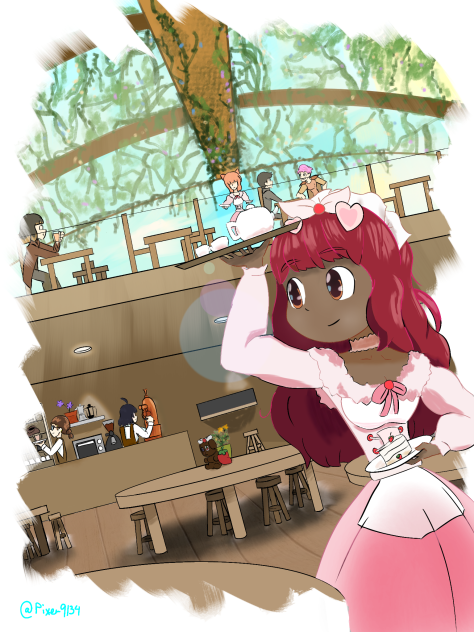 Cafe Arisuchi - ibisPaint